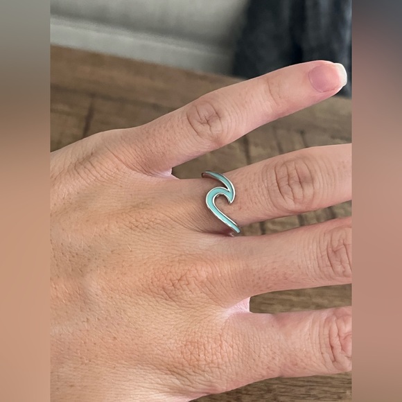 Pura Vida | Jewelry | Turquoise Pura Vida Ocean Wave Ring | Poshmark